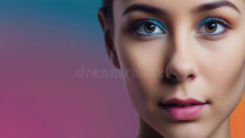 Evolving Color Gradients Create Depth Behind a Young Model with ...