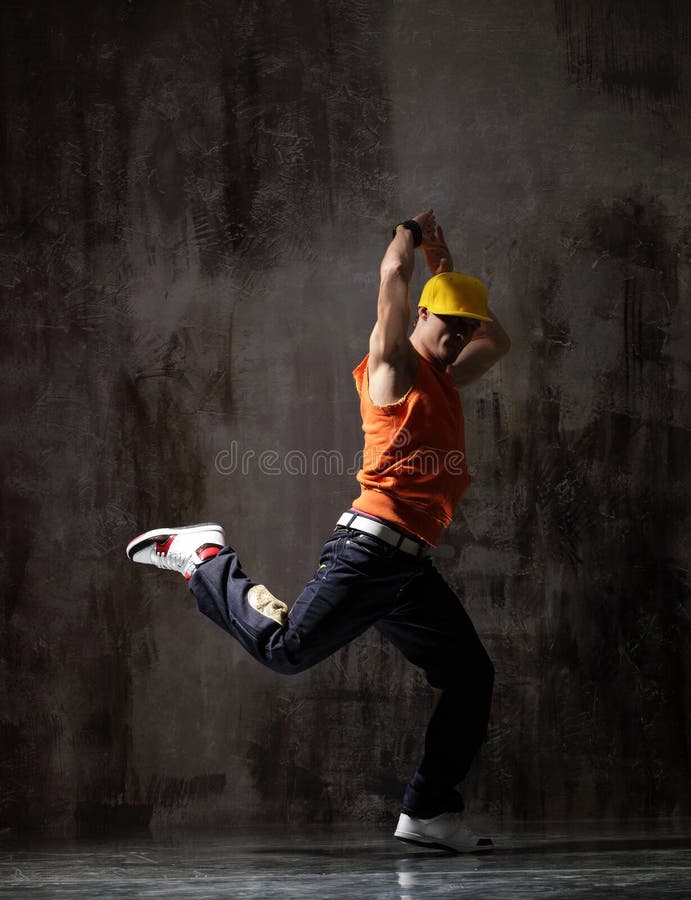 Young Beautiful Male Dancer Posing in Studio Stock Image - Image of ...