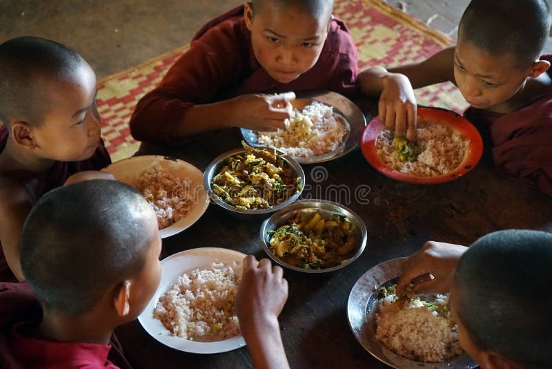 Young monks editorial stock photo. Image of vegetables - 90896208