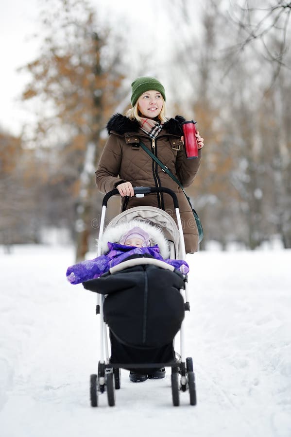 Baby Sleeping Stroller Cold Weather Stock Photos - Free & Royalty-Free ...