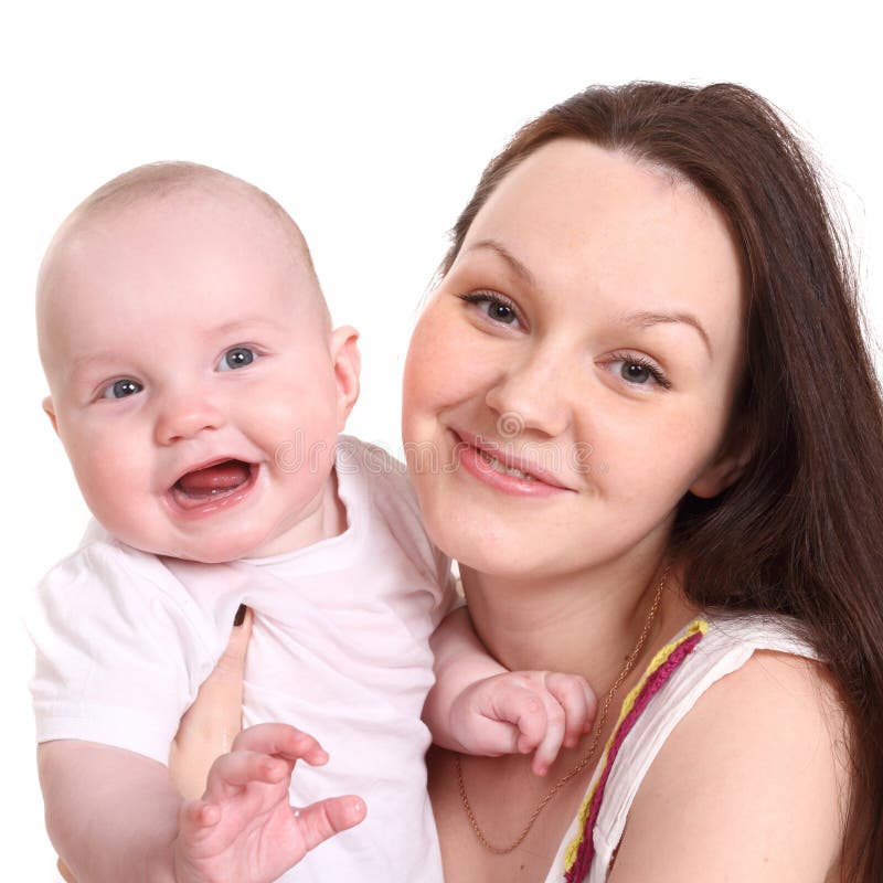 Young mum stock photo. Image of mother, babie, background - 24233008