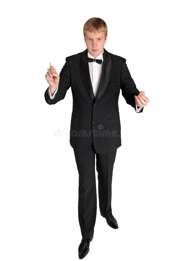 Music conductor stock photo. Image of pose, musician - 36235162