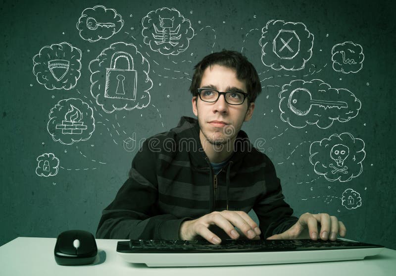 Computer Graphic Nerd stock image. Image of photosohp - 11948943