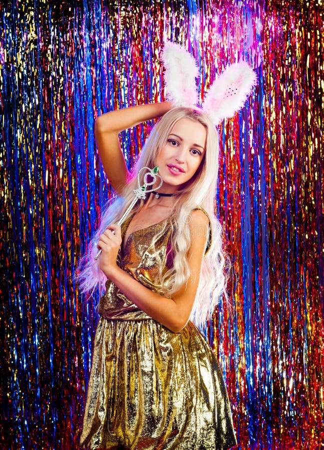 Young nice girl have fun stock photo. Image of dancing - 63376212