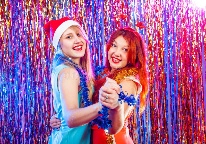 Young nice girls have fun stock image. Image of birthday - 63376259