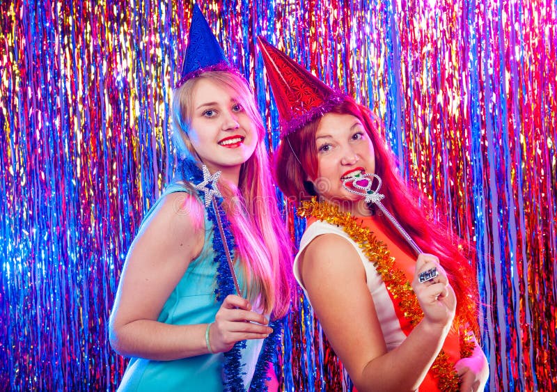 Young nice girls have fun stock image. Image of lifestyle - 63376283