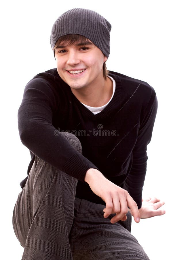 Young nice the man stock image. Image of beautiful, studio - 4136857