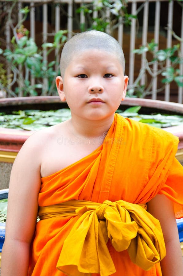 Young novice monks stock photo. Image of buddhist, asia - 37719528