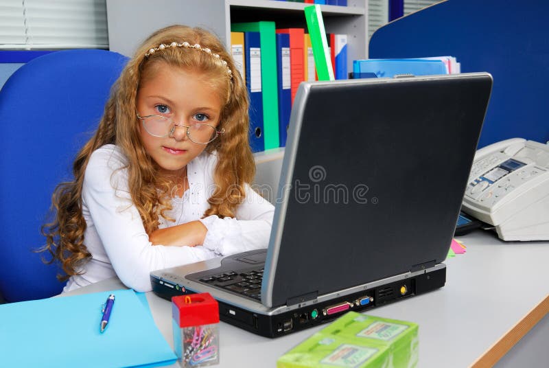 Young office manager stock photo. Image of service, glasses - 3324666