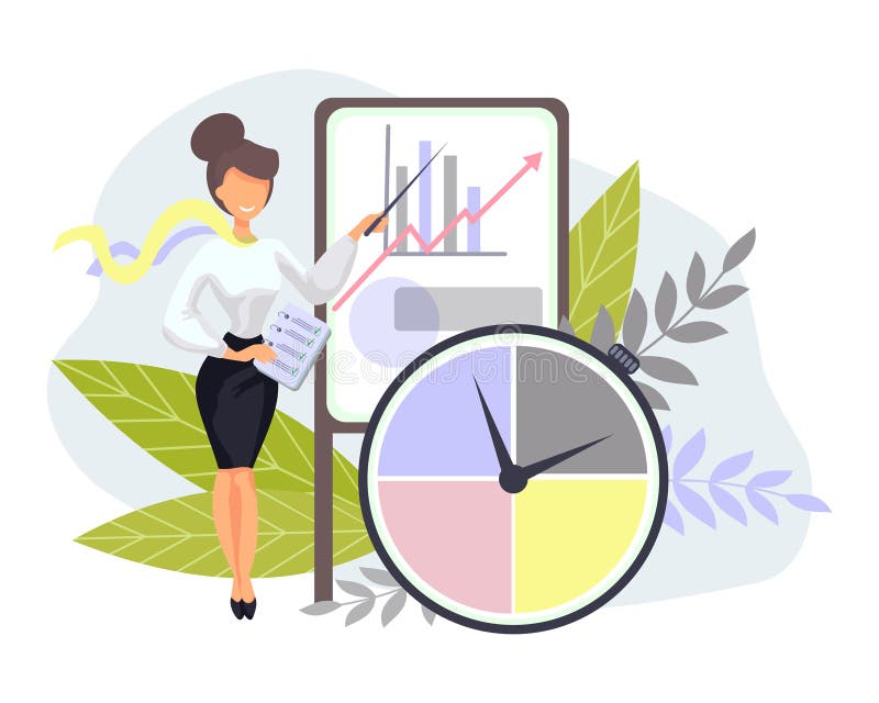 Young Office Worker Performing Duties on Time, Achieves Goals ...