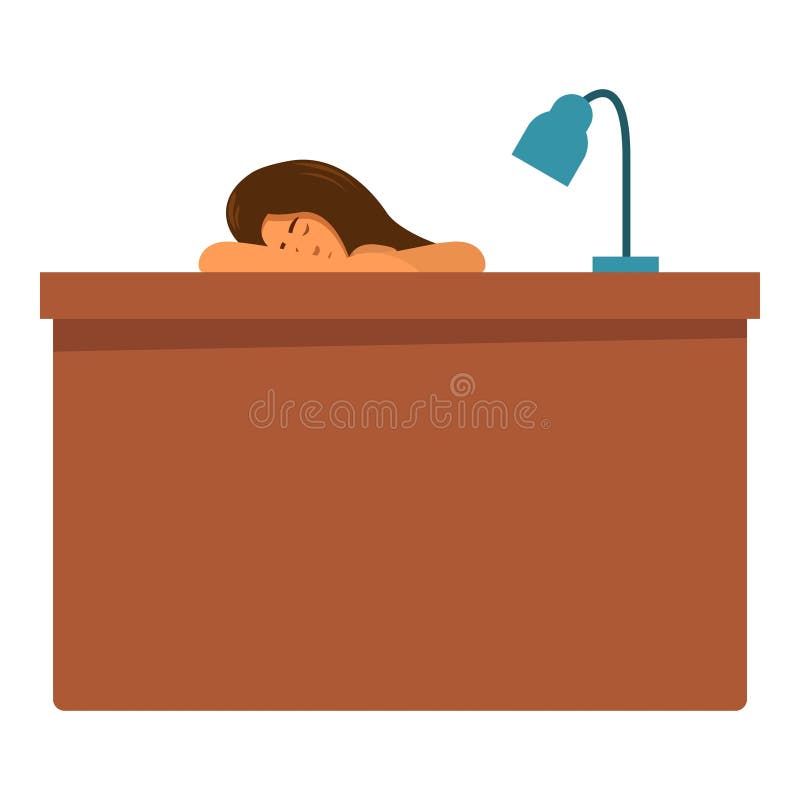 Tired Office Worker Sleeping Desk Stock Illustrations – 693 Tired ...