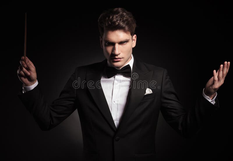 Symphony Conductor stock image. Image of orchestra, conductor - 4347993