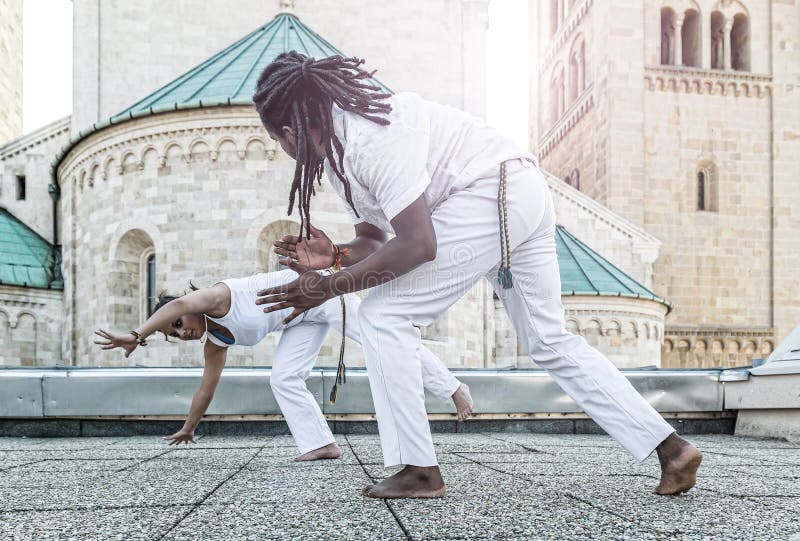 African Capoeira Rastaman,playing a Instrument Berimbau Stock Photo ...
