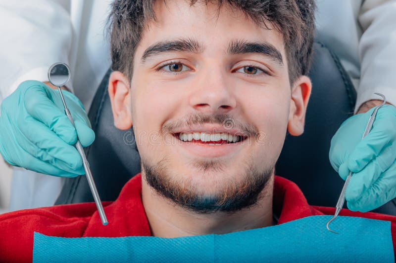 Young patient in clinic stock image. Image of consultation - 274781161