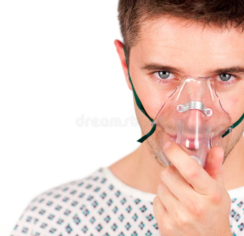 Young patient with mask stock image. Image of mask, profile - 10723665