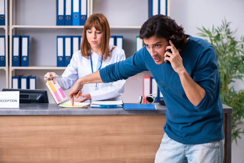 Angry Hospital Receptionist Stock Photos - Free & Royalty-Free Stock ...
