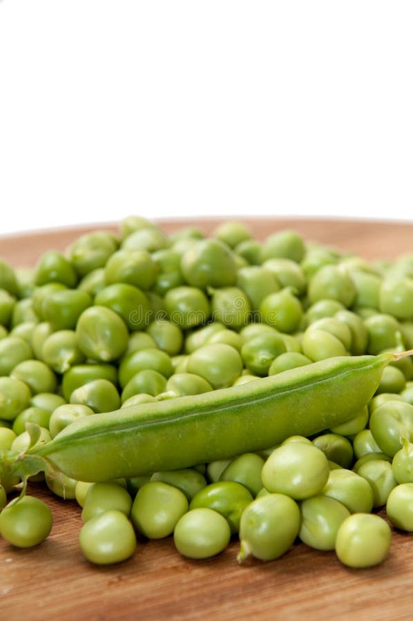 Young Peas and Peas in the Shell Stock Image - Image of green, healthy ...