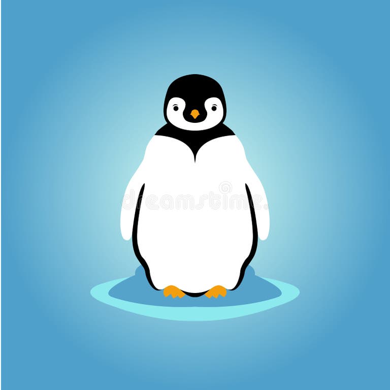 Young Penguin Vector Style Stock Illustrations – 321 Young Penguin ...