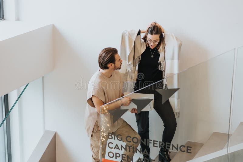 Young Employees Collaborating, Dedicated To Finding Project Solutions ...