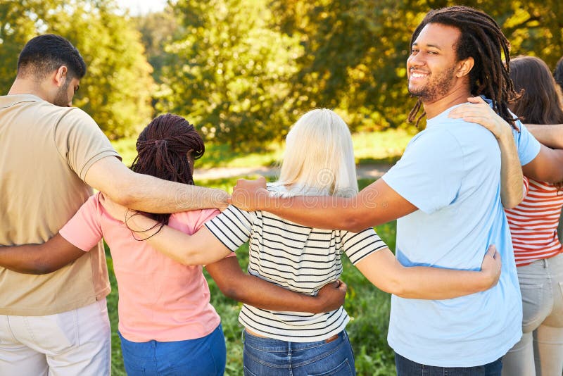 Young People As a Diverse Group on an Excursion Stock Photo - Image of ...