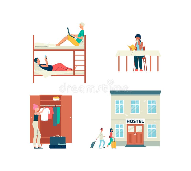 Youth Hostel Stock Illustrations – 218 Youth Hostel Stock Illustrations ...