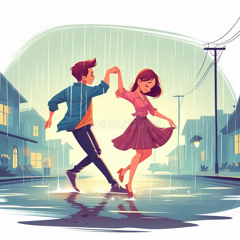Dance Rain Stock Illustrations – 1,677 Dance Rain Stock Illustrations ...