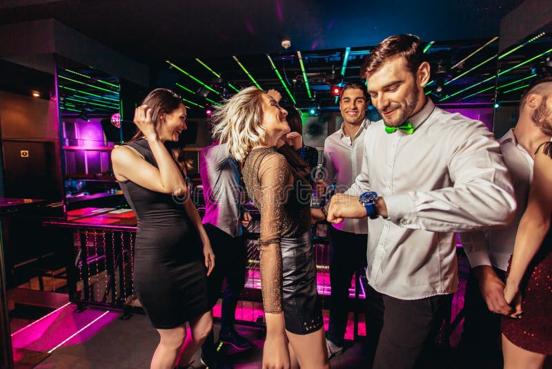 People Dancing in Night Club Stock Photo - Image of entertainment ...