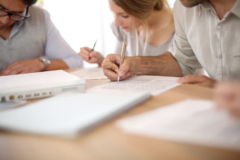 Doing the administration stock photo. Image of bank, admin - 865460