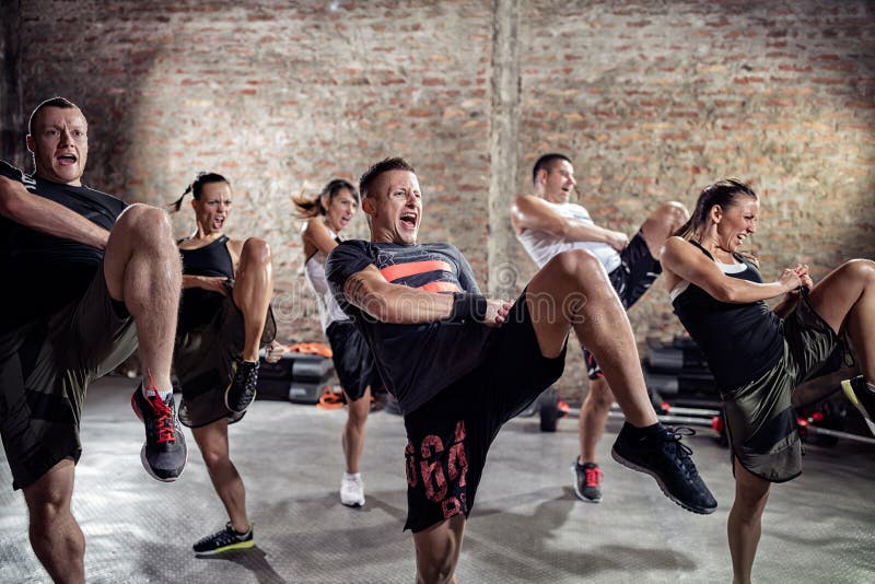 Group of People at Urban Dance Class Stock Image - Image of exercise ...