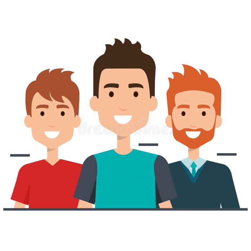 Young people group avatars stock vector. Illustration of teamwork ...