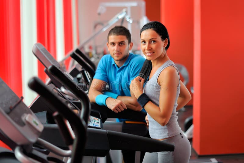 Young people in the gym stock photo. Image of professional - 17247786