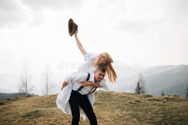 Young People Having Fun in College Campus Stock Image - Image of funny ...