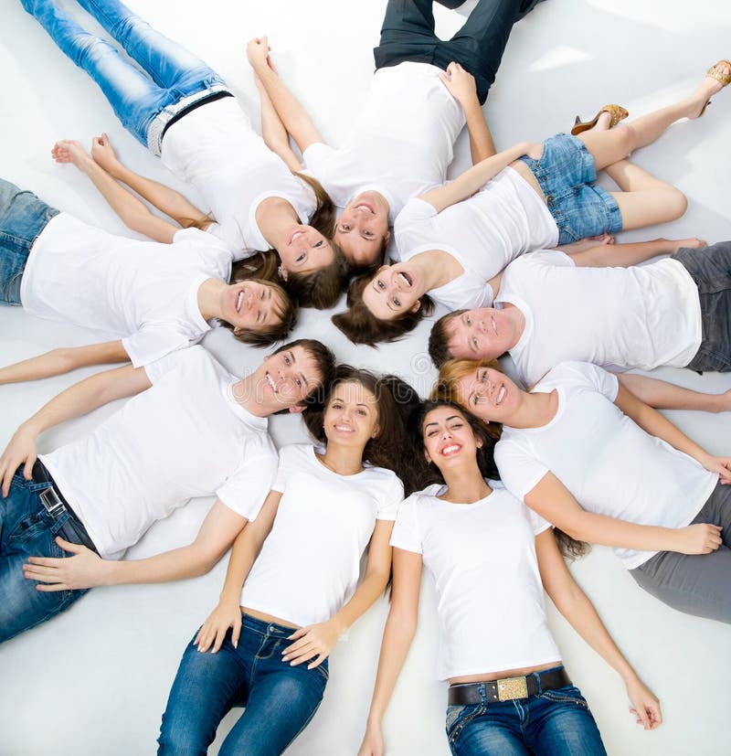 Young people smiling stock image. Image of group, caucasian - 28330657