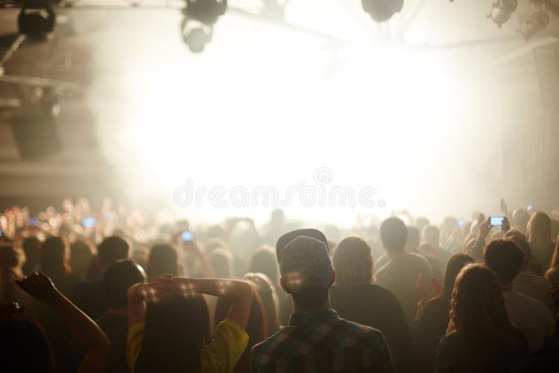 Young People at Music Concert Party Editorial Photography - Image of ...