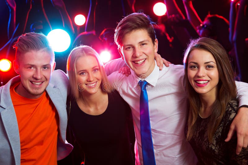 Young people at party. stock image. Image of human, happiness - 68612065