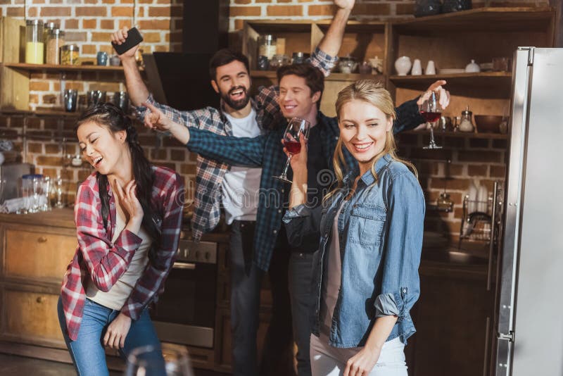 Young people partying stock photo. Image of women, diverse - 93417374