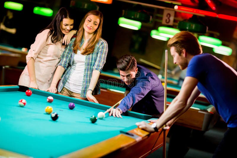 201 Group Young Adults Playing Pool Stock Photos - Free & Royalty-Free ...
