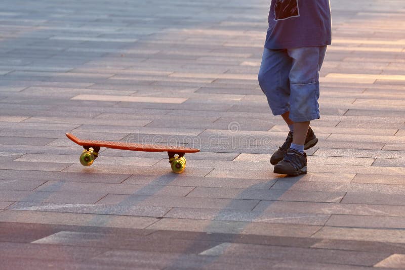 Young People Riding on a Skateboard Stock Photo - Image of young ...