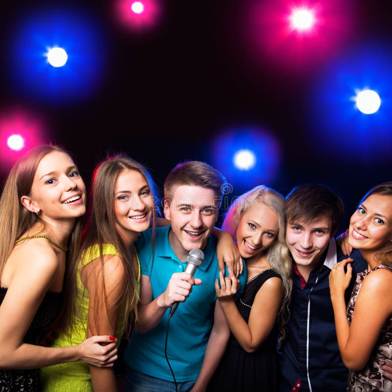 Young people at party. stock image. Image of expressing - 34917255