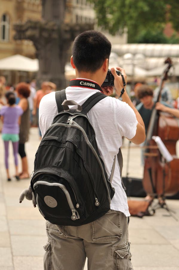 Photographer Back, Isolated. Stock Photo - Image of figure, shape: 34282836