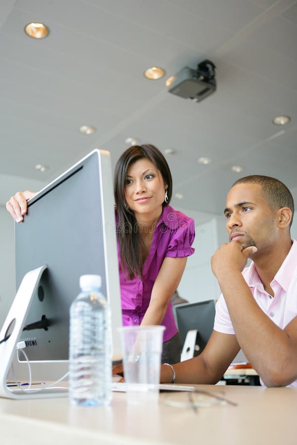 Young People in a Training Course Stock Photo - Image of internship ...