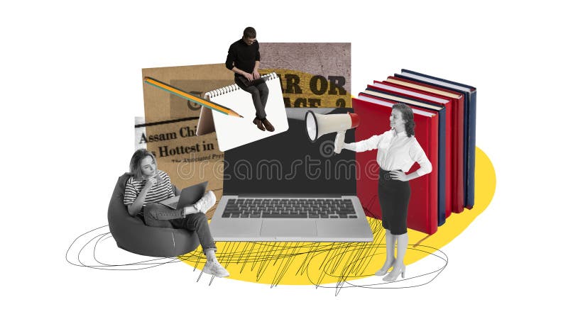 Young People Working on Project, Chatting with Customers and Partners ...