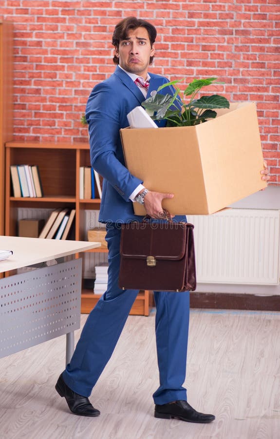 Young Person Being Fired from His Work Stock Photo - Image of dismissal ...
