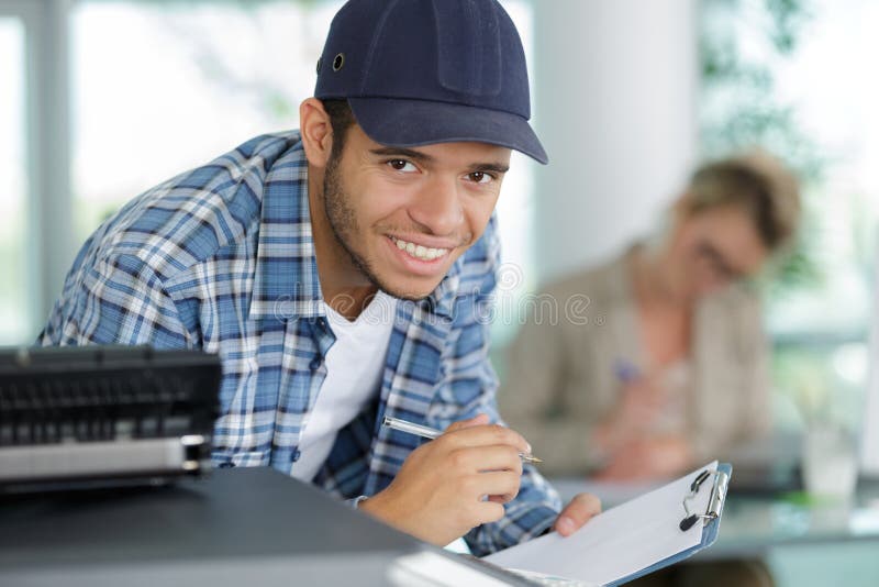 Young plumber at work stock image. Image of check, maintenance - 258026007