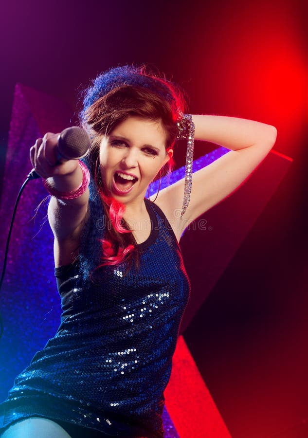 Young Pop star stock image. Image of performer, beauty - 28934539