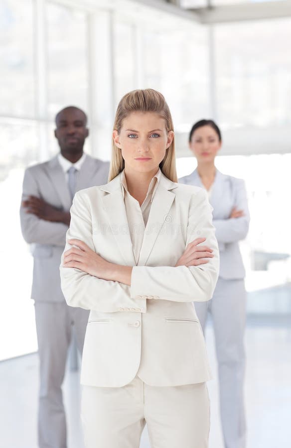 Young Powerful Looking Business Woman Stock Photo - Image of diversity ...