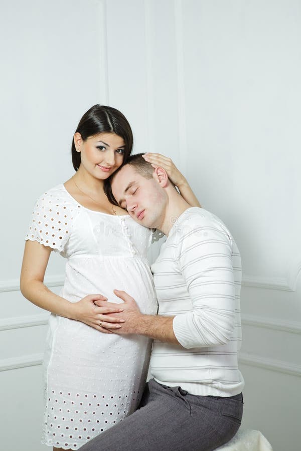 Pregnant couple stock image. Image of happiness, life - 31237599