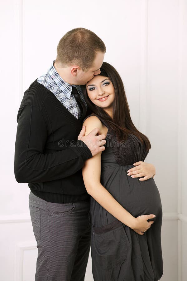 Young pregnant couple stock image. Image of modern, marriage - 26413861