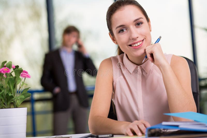 Busy Boss and His Cleaning Company Stock Photo - Image of notebook ...