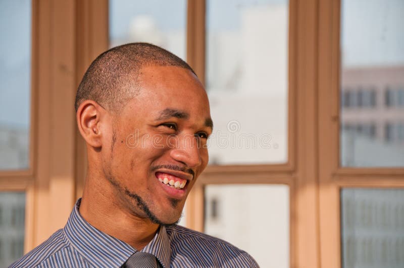 Black African American Professional Man Stock Photo - Image of male ...